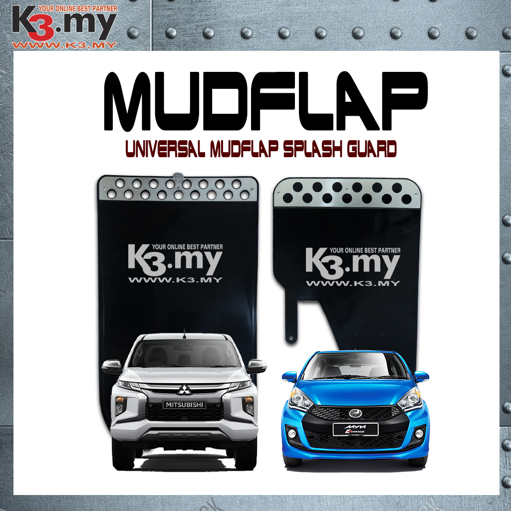 Universal 4x4 Vehicle Car Mudfap Splash Guard - (Set of 2 Pieces ...