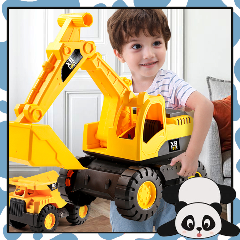 Truck Toys Excavator Engineering Bulldozer Dump Truck Mainan Kanak ...