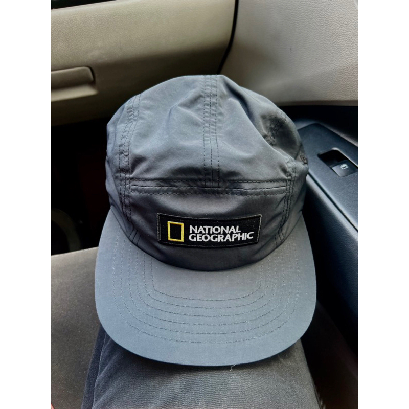 National Geographic 5 Panel Cap Black n White | Shopee Malaysia