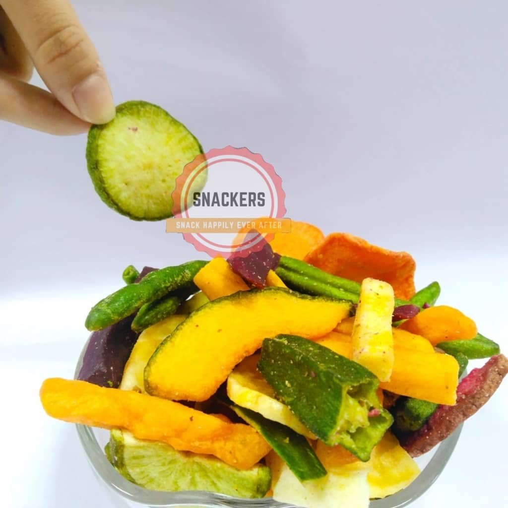 🔥READY STOCK🔥 +/- 1Kg Dried Mix Fruit & Vegetable Crispy Snack Kerepek ...