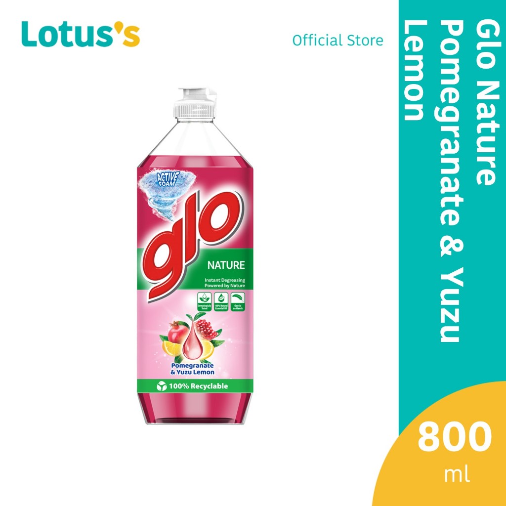 Glo Nature Pomegranate & Yuzu Lemon Dishwash Liquid 800ml | Shopee Malaysia