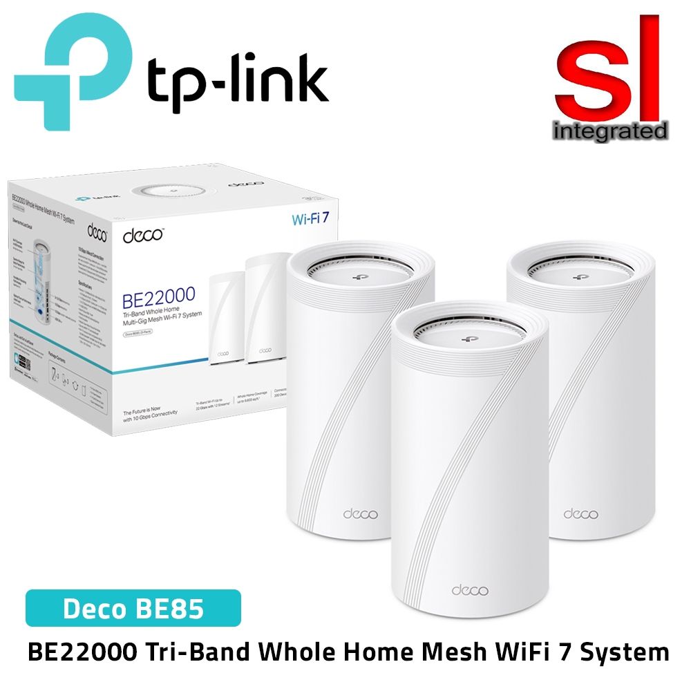 TP-Link BE22000 WiFi 7 Tri-Band Whole Home AI-Driven Mesh Wifi Router ...