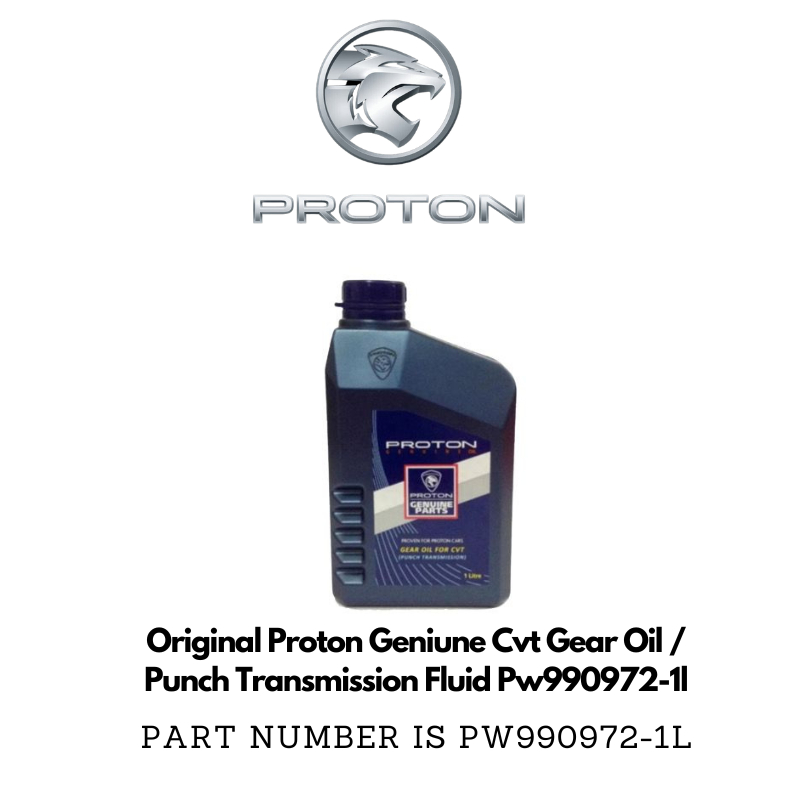Original Proton Geniune Cvt Gear Oil / Punch Transmission Fluid ...