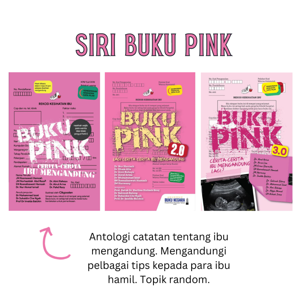 Buku Pink Cerita Ibu-Ibu Mengandung | Pregnancy | Parenting Katapilar | Shopee Malaysia