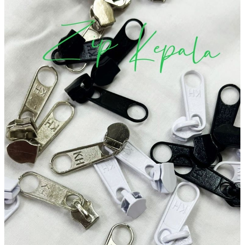 #5 Zip Kepala /Zipper Head/Zip/Zipper/Quality ELOK/Ready Stock | Shopee ...