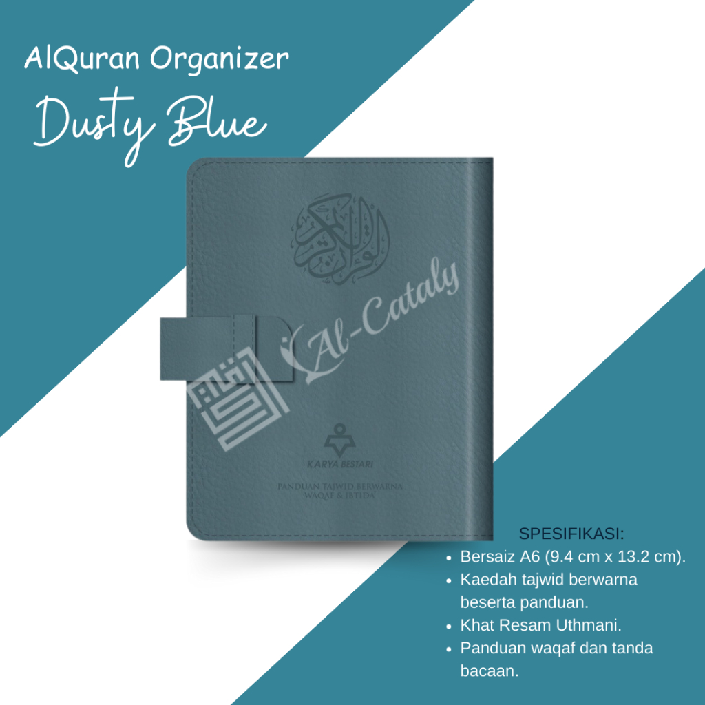 AL QURAN MUSHAF ORGANIZER SAIZ A6 Kaedah tajwid berwarna beserta ...