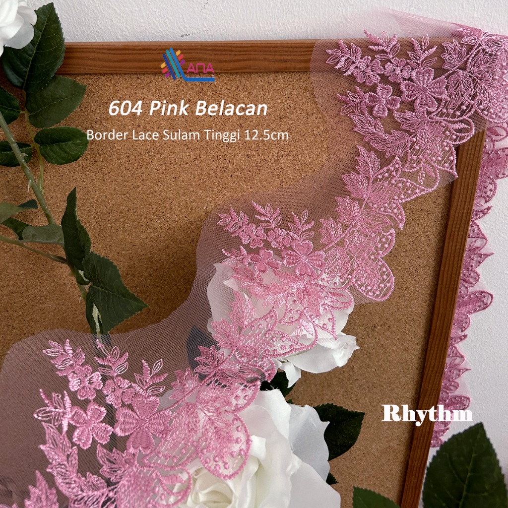 Rhythm Design Premium Border Lace Sulam Kerawang New Design Broder Lace ...