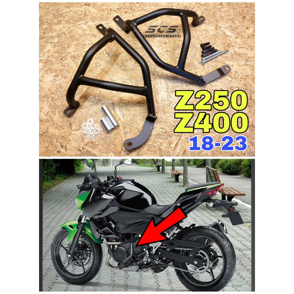 Engine Guard Modenas Kawasaki Z250 Z400 2018 2019 2020 2021 2022 2023 ...