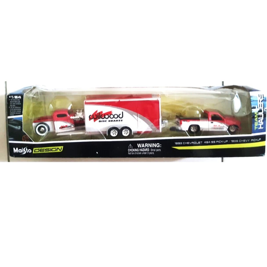 Maisto Design Team Haulers 1993 Chevrolet 454 SS Pickup with Car ...