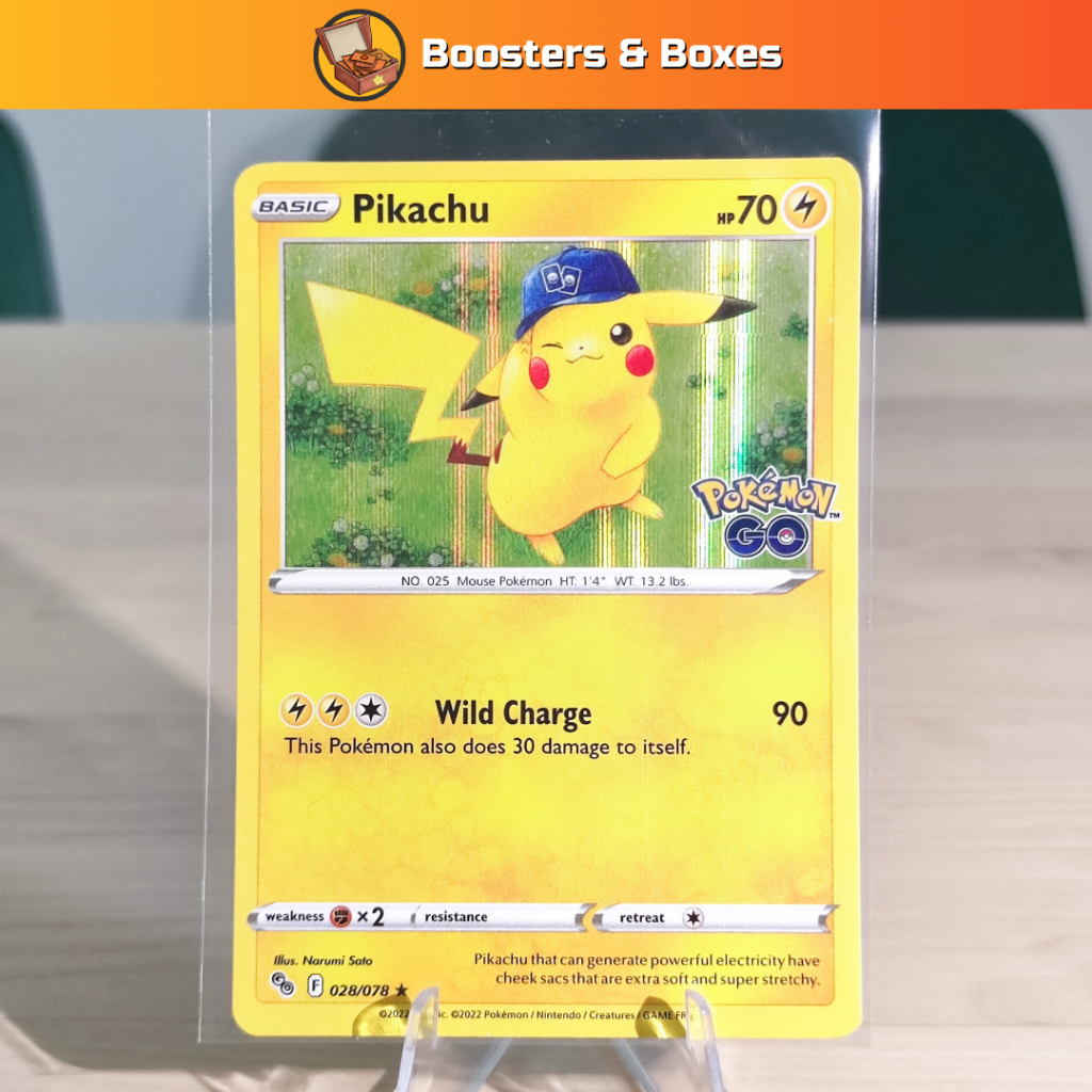 Pikachu (028/078) [Pokemon Go] | Shopee Malaysia