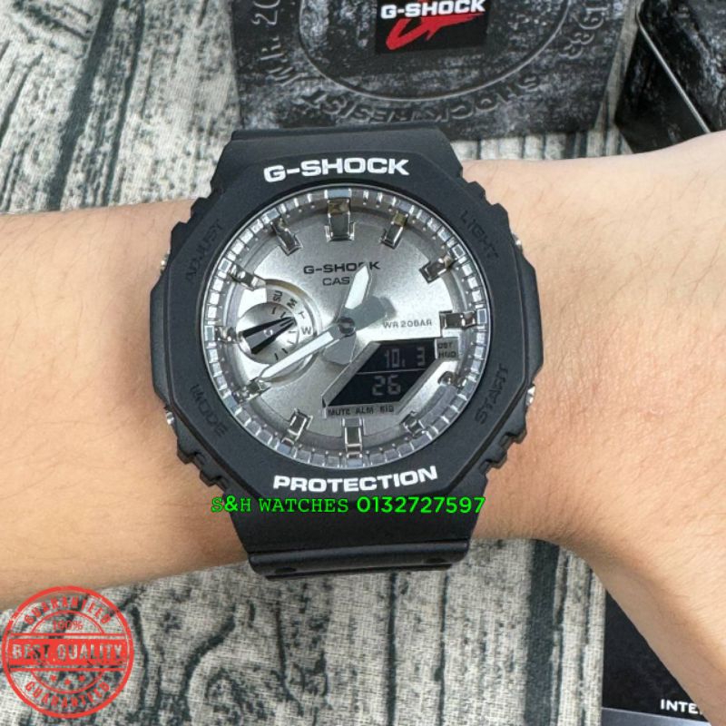 100% ORIGINAL CASIO G-SHOCK GA-2100SB-1ADR | Shopee Malaysia