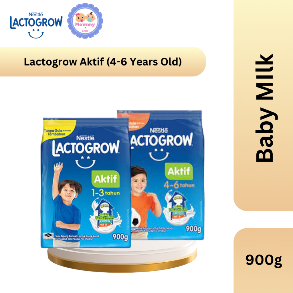 Lactogrow Aktif (900g)(1-3 Years Old&4-6 Years Old) | Shopee Malaysia