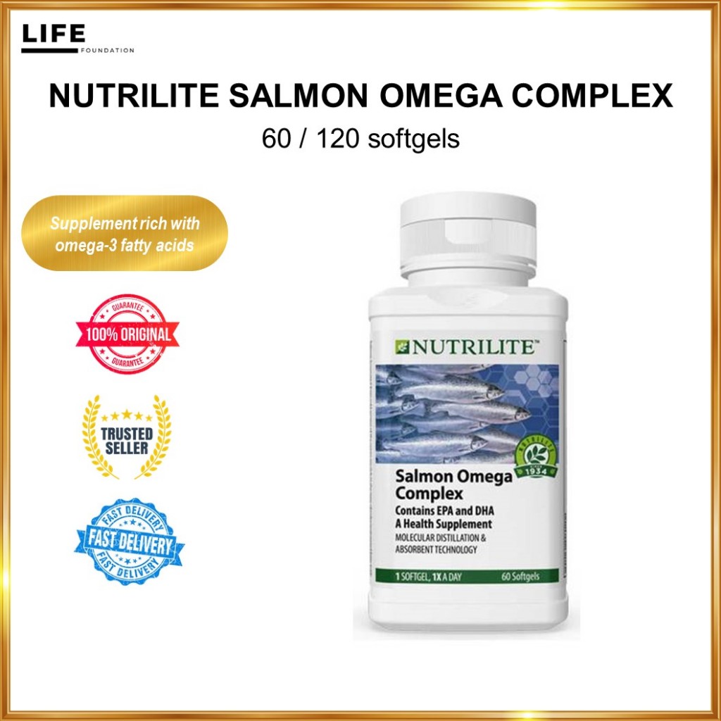 Nutrilite Salmon Omega Complex | 鱼油 | Amway | Shopee Malaysia