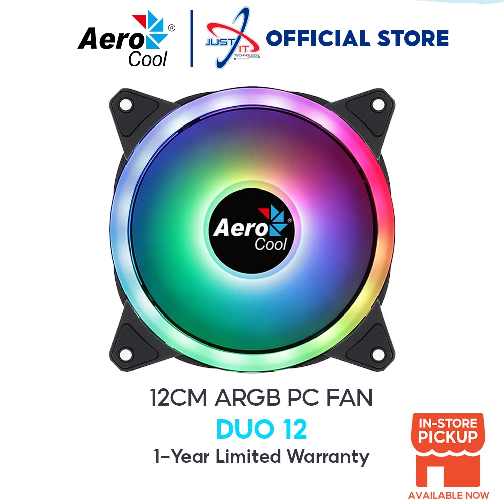 Aero Cool Duo 12 ARGB PC Casing Fan (12cm) | Shopee Malaysia