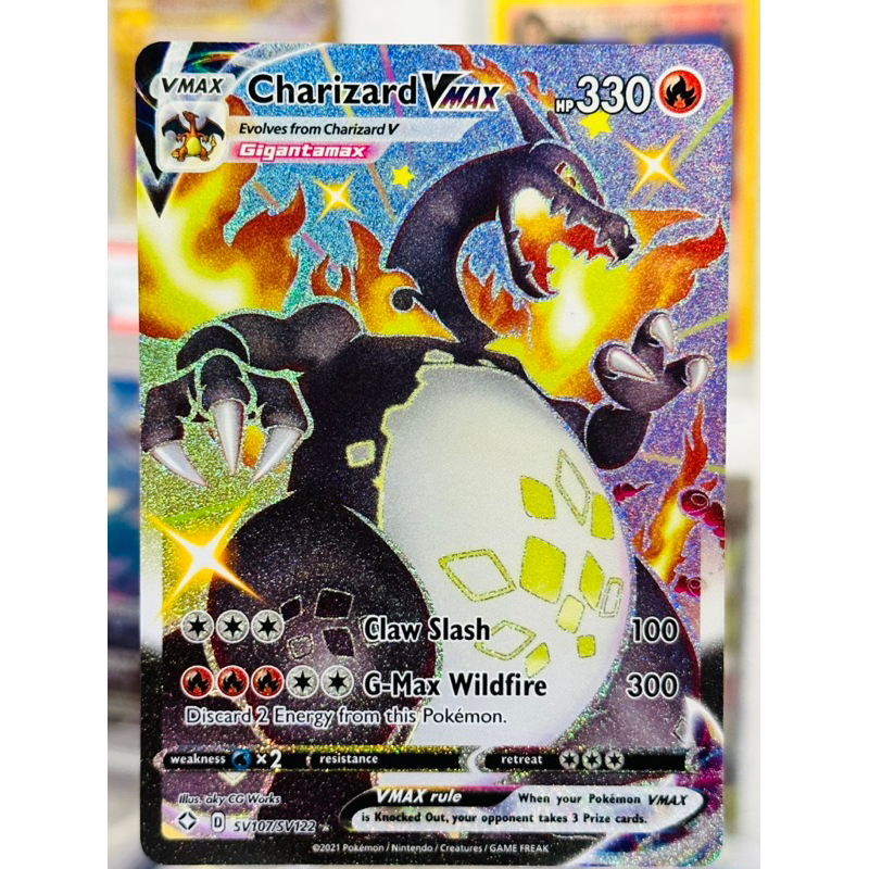 Charizard VMAX SV107/SV122 - Shining Fates Pokemon TCG | Shopee Malaysia