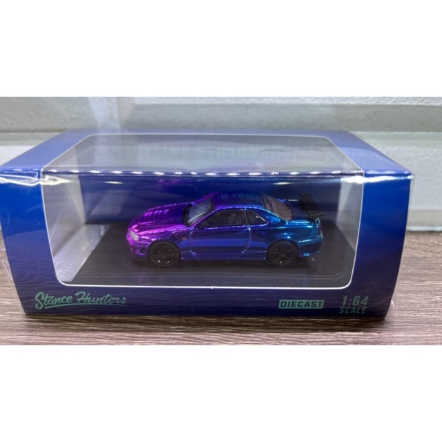 Stance Hunters 1/64 Nissan Skyline GT-R R34 Purple Gradient | Shopee ...