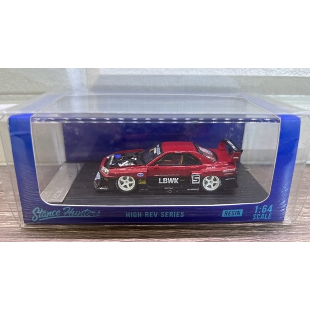 Stance Hunters 1/64 Nissan Skyline GTR R34 Silhouette LBWK Red/Black ...