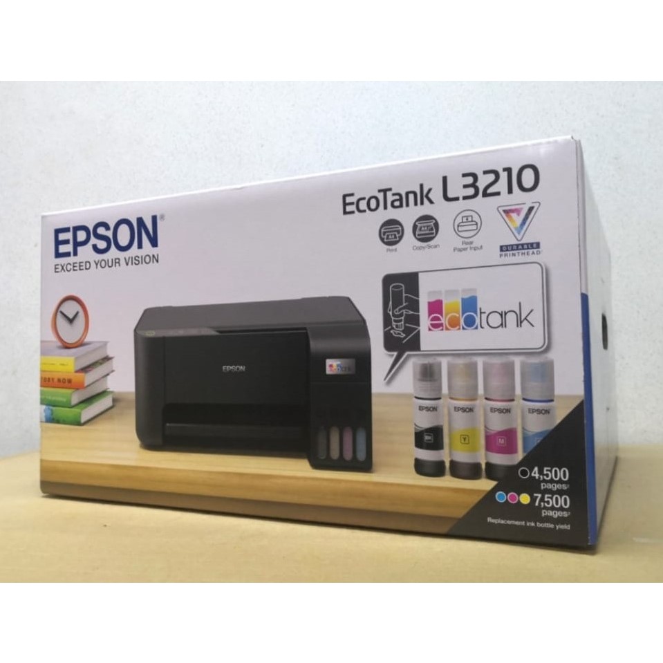 Epson EcoTank L3210 (no WiFi) / L3250 (WiFi) 3in1 (Print, Scan, Copy ...