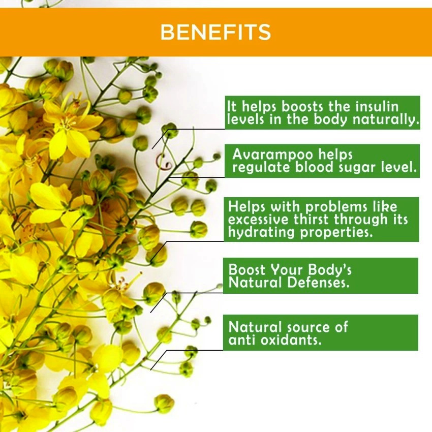 Avarampoo / ஆவாரம்பூ (dried flower)- 100G | Shopee Malaysia