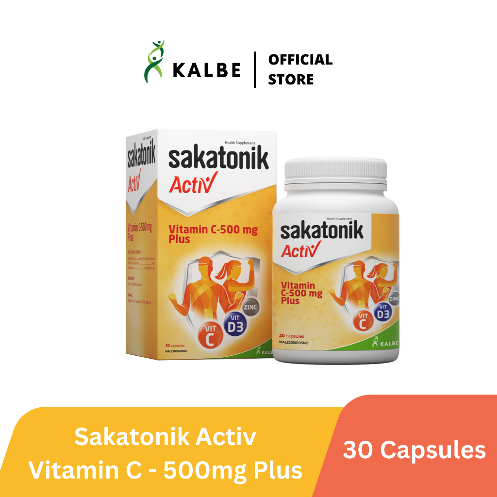Sakatonik Activ Vitamin C-500 mg Plus | Shopee Malaysia