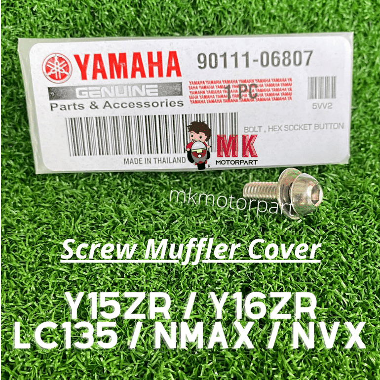 MUFFLER CAP SCREW Yamaha Y15zR / Y16zR / LC135 / NMAX / NVX Skru Allen ...