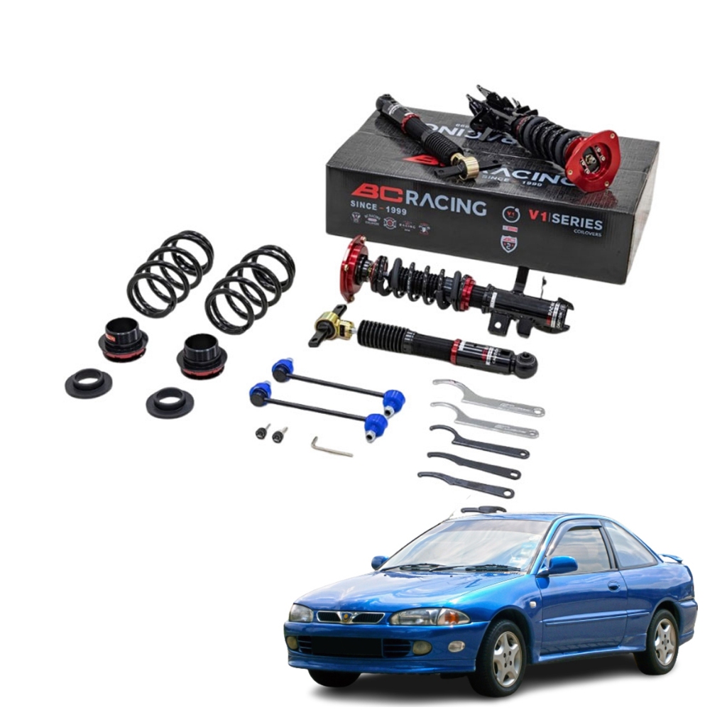 BC Racing V1 Series High Low Soft Hard Adjustable Absorber for PROTON ...