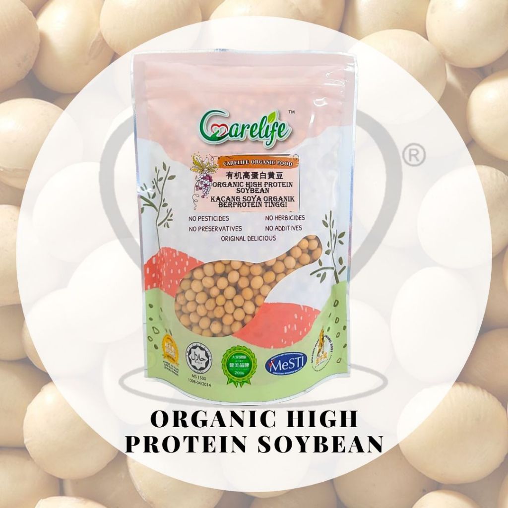 Organic High Protein Soybean 有机高蛋白黄豆 (Carelife) 500g | Shopee Malaysia