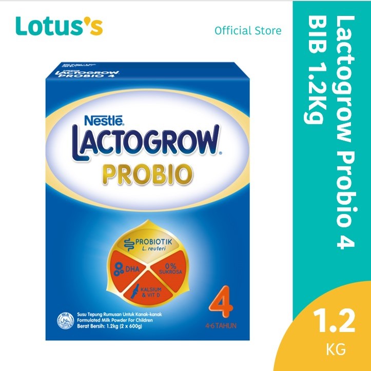 Lactogrow Probio 4 BIB 1.2kg | Shopee Malaysia