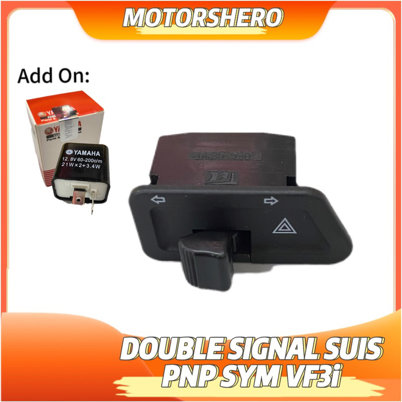 SYM VF3i 185 DOUBLE SIGNAL SWITCH SUIZ SUIS WITH ADJUSTABLE RELAY ...