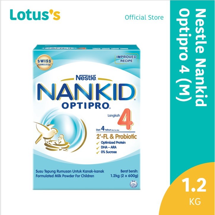 Nestle Nankid Optipro 4 (1.2kg) | Shopee Malaysia