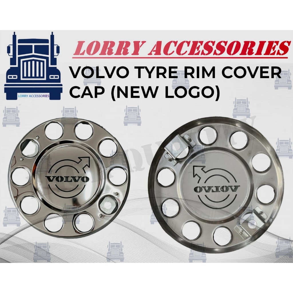 VOLVO TYRE RIM COVER CAP (NEW LOGO) | Shopee Malaysia