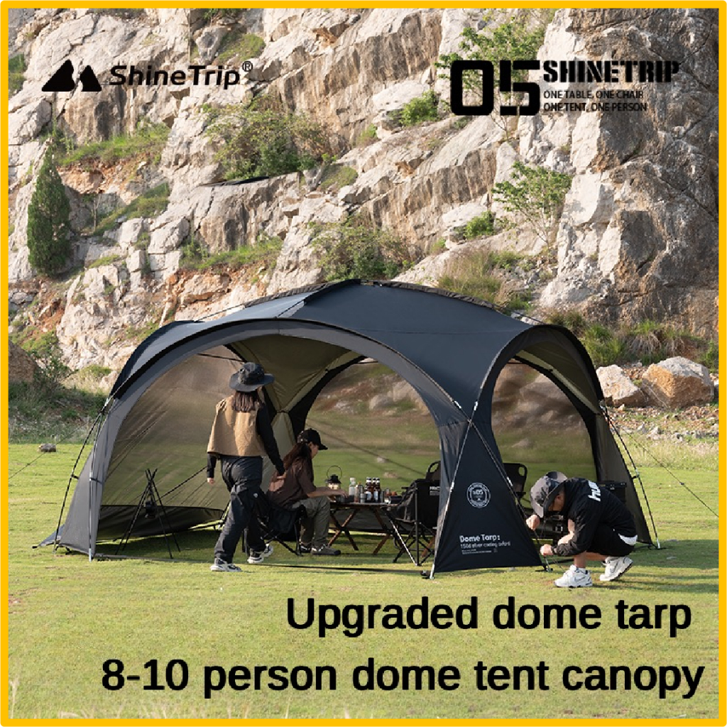 [SABAH] Shinetrip 8-10 Person Camping Dome Tents Outdoor Dome Tarp ...