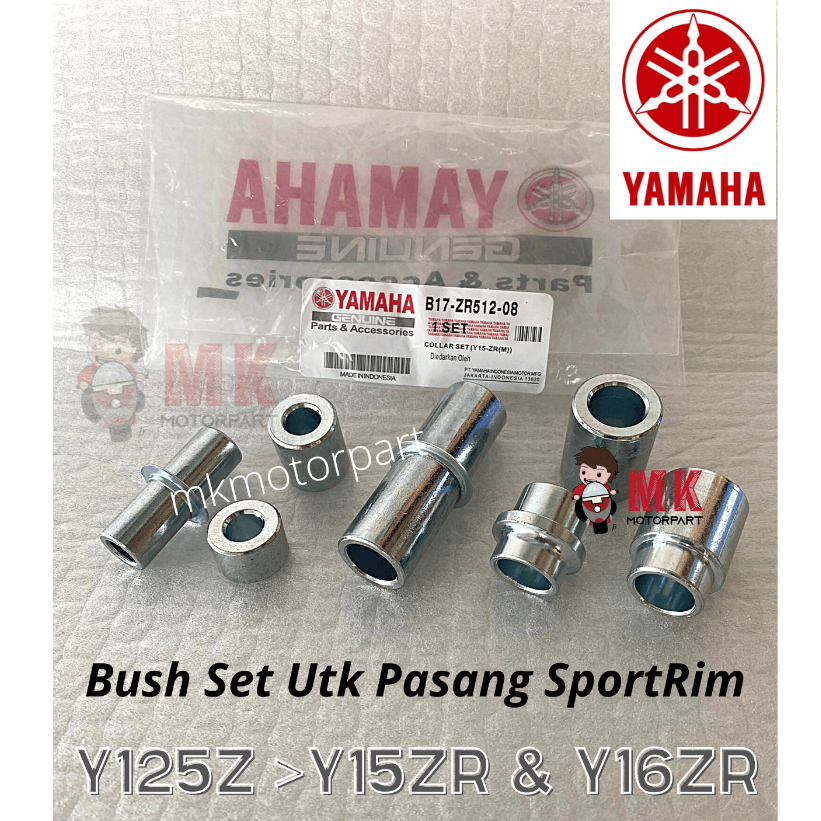(7Pcs) BUSH COLLAR SET For Y15zR Y16zR Pasang Sport Rim Y125zR / Y15 ...
