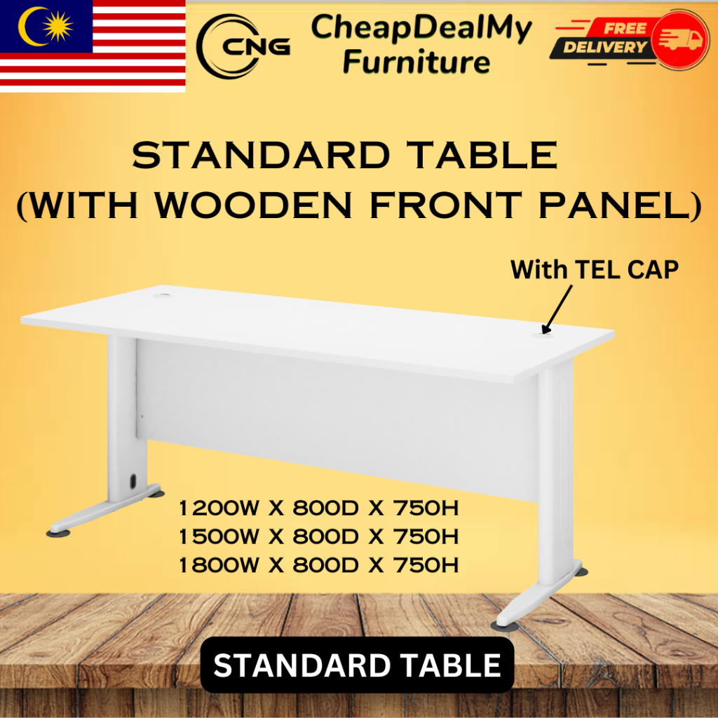 CheapDeal Standard Table Width Of 1800mm With Wooden Front Panel ...