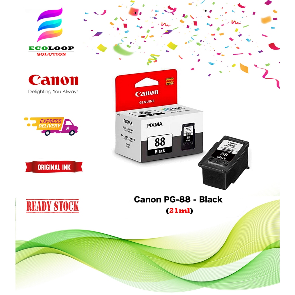 Genuine & Original*** Canon PG88 (Black) & CL98 (Color) Fine Ink ...