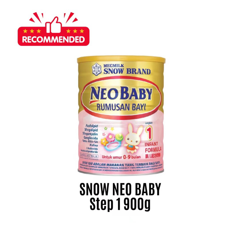Snow Brand Neo Baby 900g - Step 1 exp2025 | Shopee Malaysia