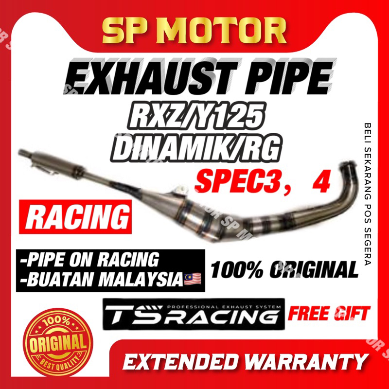Pipe on RXZ,Dinamik,Y125Z,RG RGV, Racing Exhaust, Ekzos Pipe On Racing ...