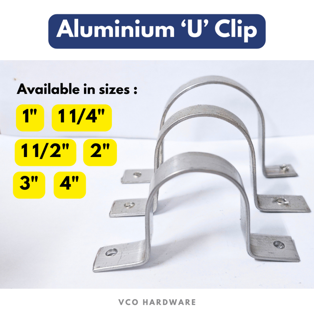 Aluminium U Clip/PVC Pipe Clip/Saddle Conduit for PVC Pipe/Saddle Pipe ...