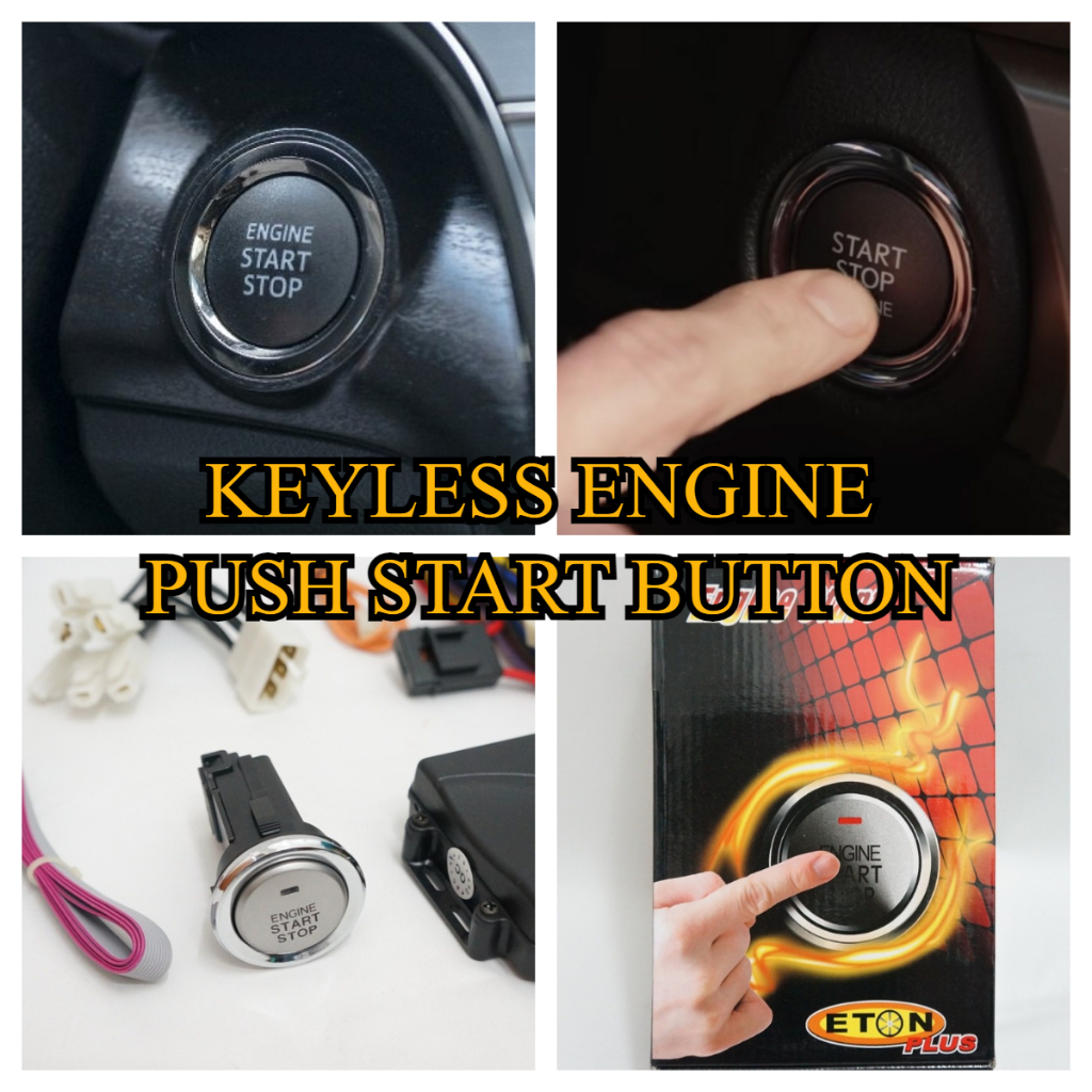 Eton Plus Universal / 'Toyota Plug and Play' Key-less Engine Push Start ...