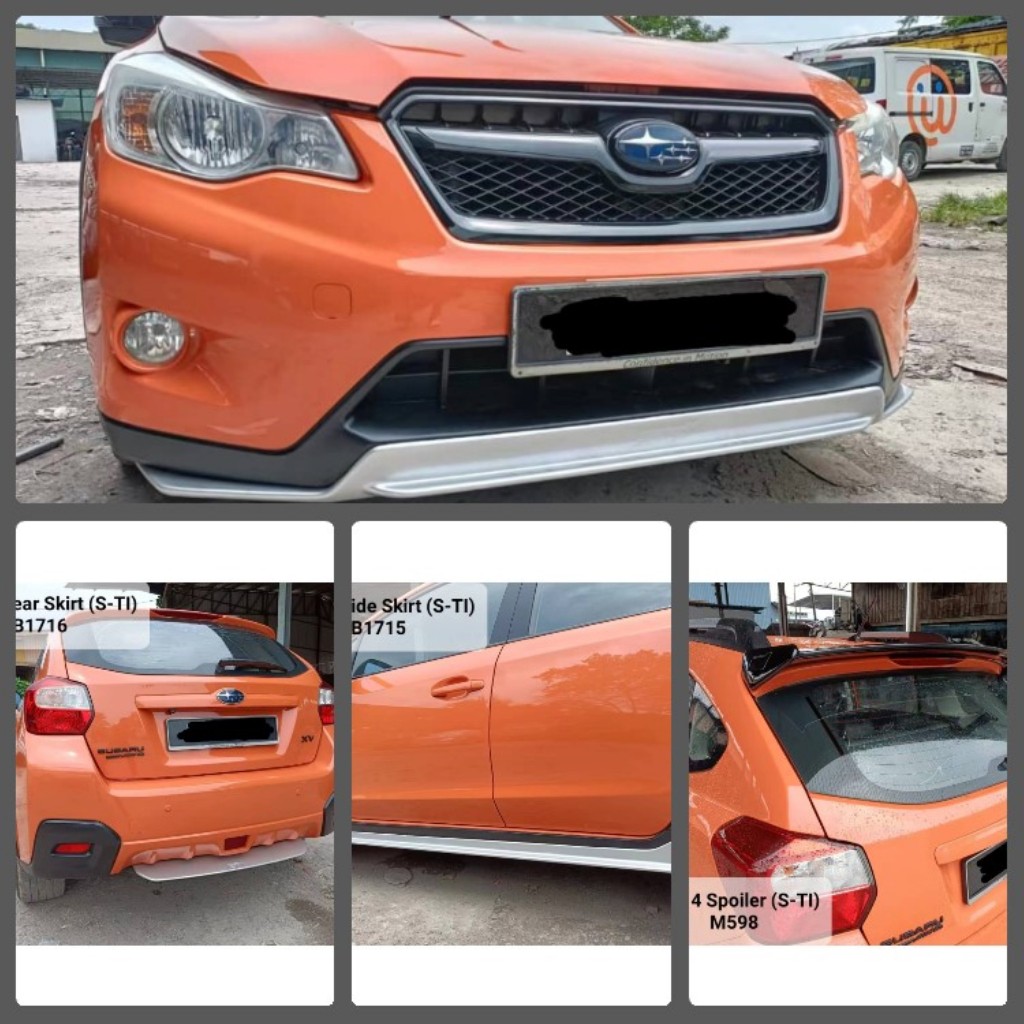 Subaru XV 2014 S-TI Body Kit Fiber Ready Stock | Shopee Malaysia