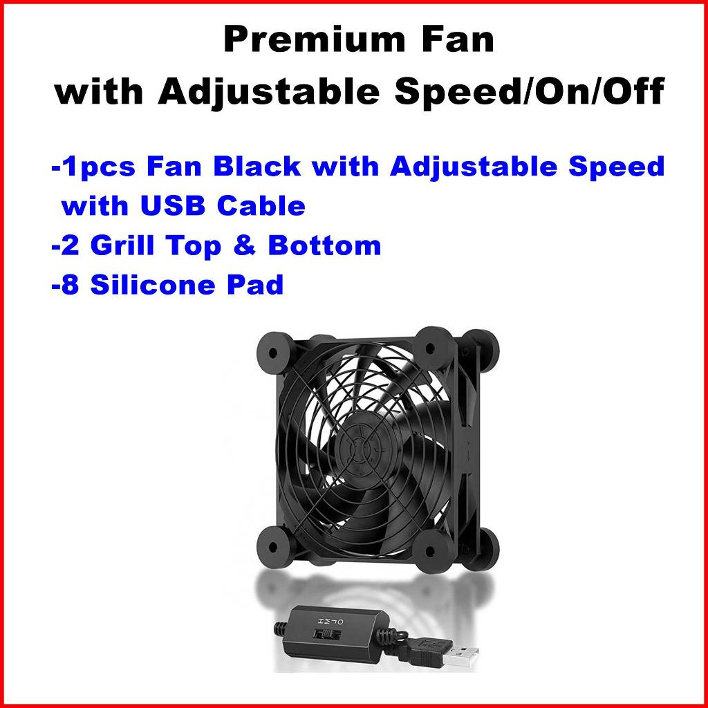 Kipas Router Kipas Penyejuk Modem Premium Cooling Fan | Router Cooling ...