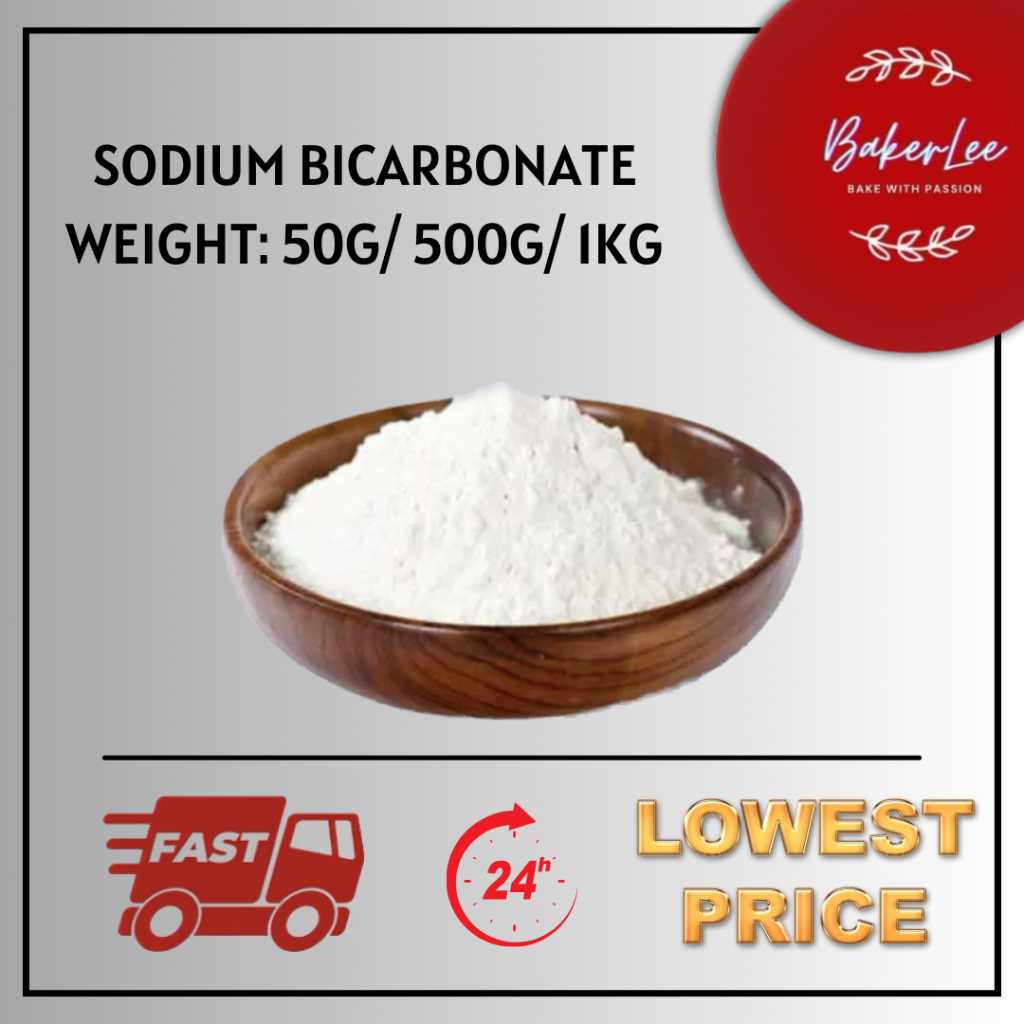 PURE SODIUM BICARBONATE / BAKING SODA, FOOD GRADE 50G/ 500G/ 1KG ...