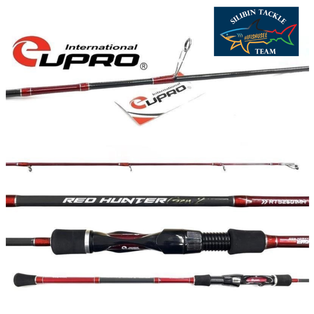 EUPRO Red Hunter Gen 2 Spinning Jigging Fishing Rod 🔥 | Shopee Malaysia