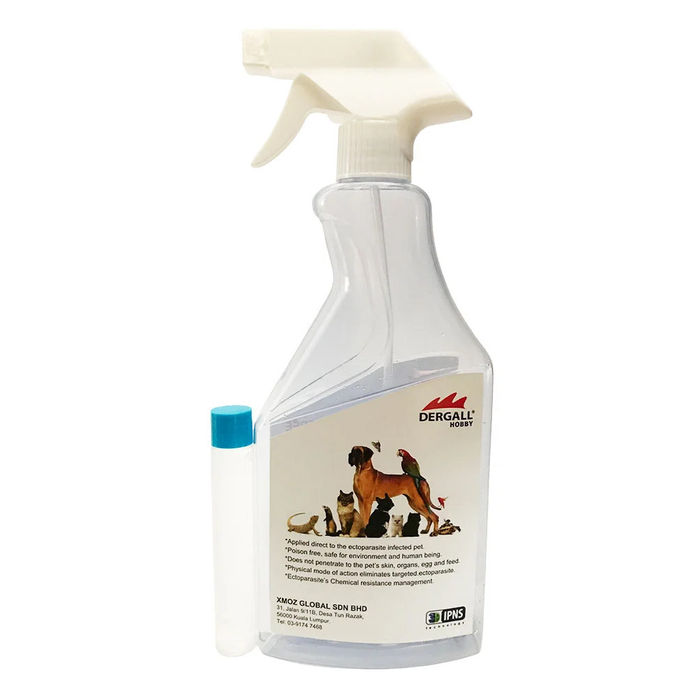 Dergall Hobby Effective Fleas, Mites, Lice, Tick Terminator spray 20ml ...