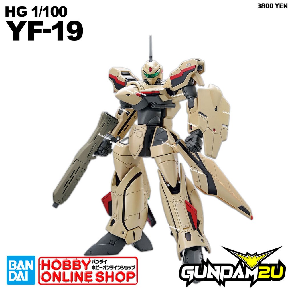 BANDAI HG 1/100 YF-19 - High Grade Macross Plus Plastic Model Kit - Gundam2U | Shopee Malaysia
