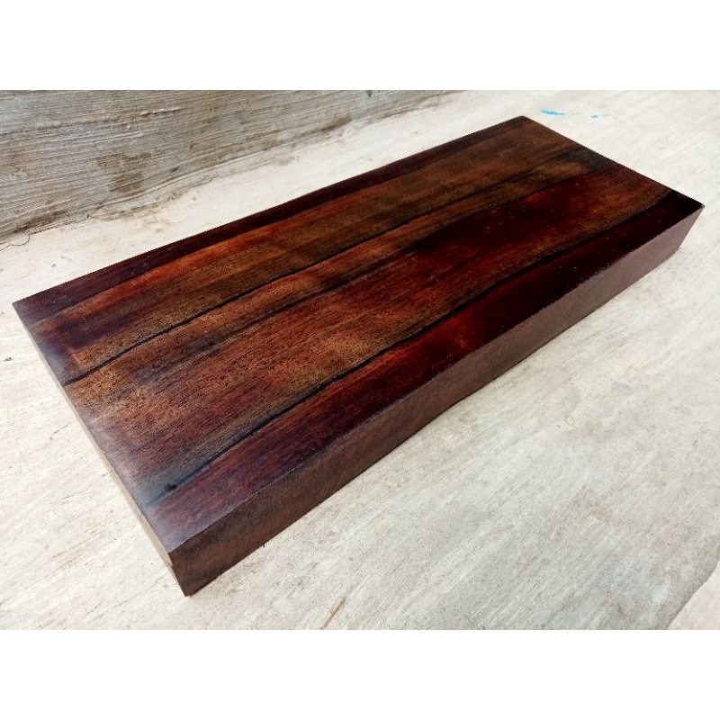 Kayu Malam Hijau / Malaysian Blackwood 35mm x 120mm x 340mm | Shopee ...