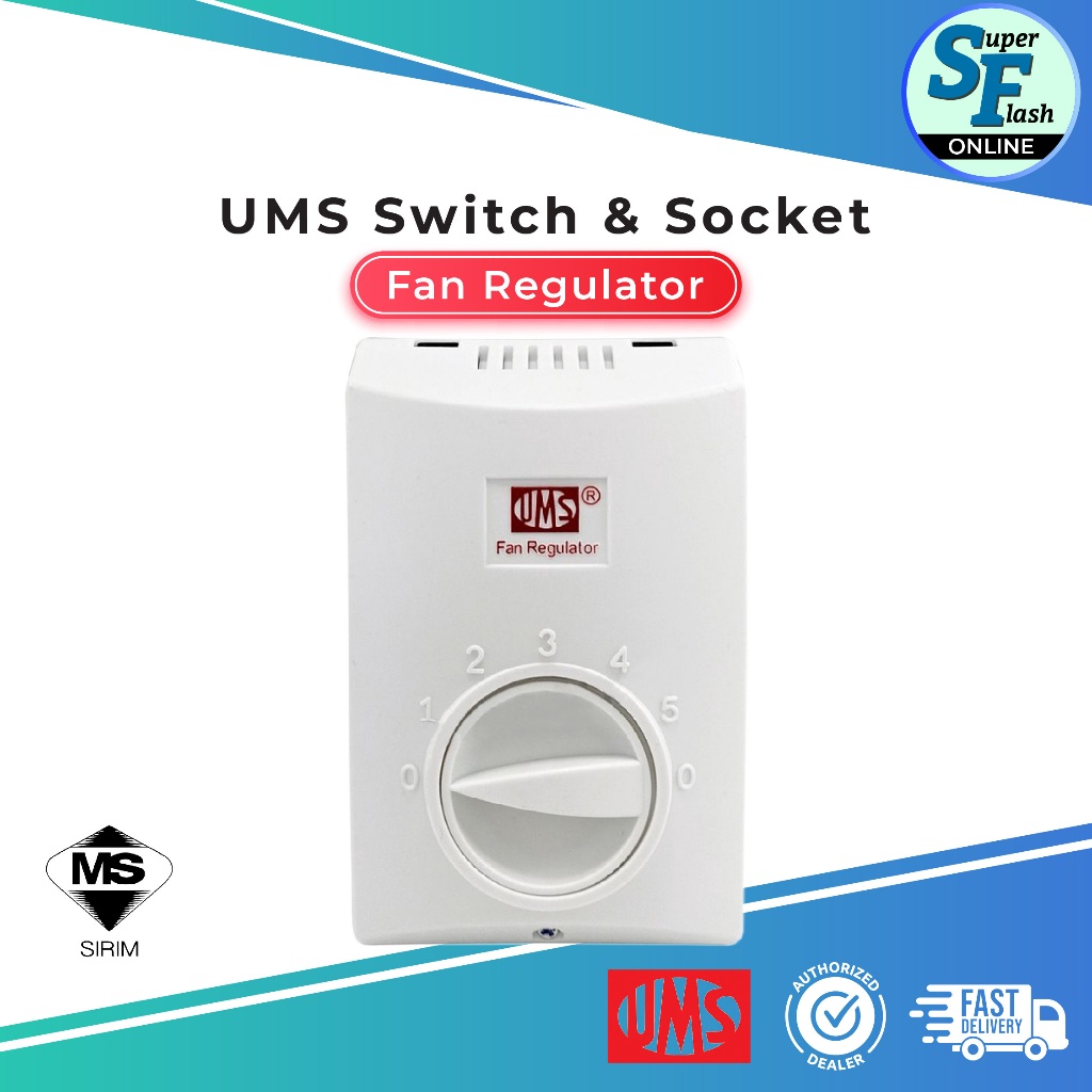 UMS Fan Regulator | Ceiling Fan Regulator | Shopee Malaysia