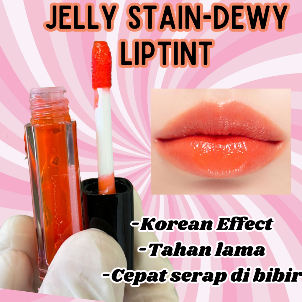 [JELLY STAIN LIPTINT] LONG LASTING dewy hydrating korean effect lips ...