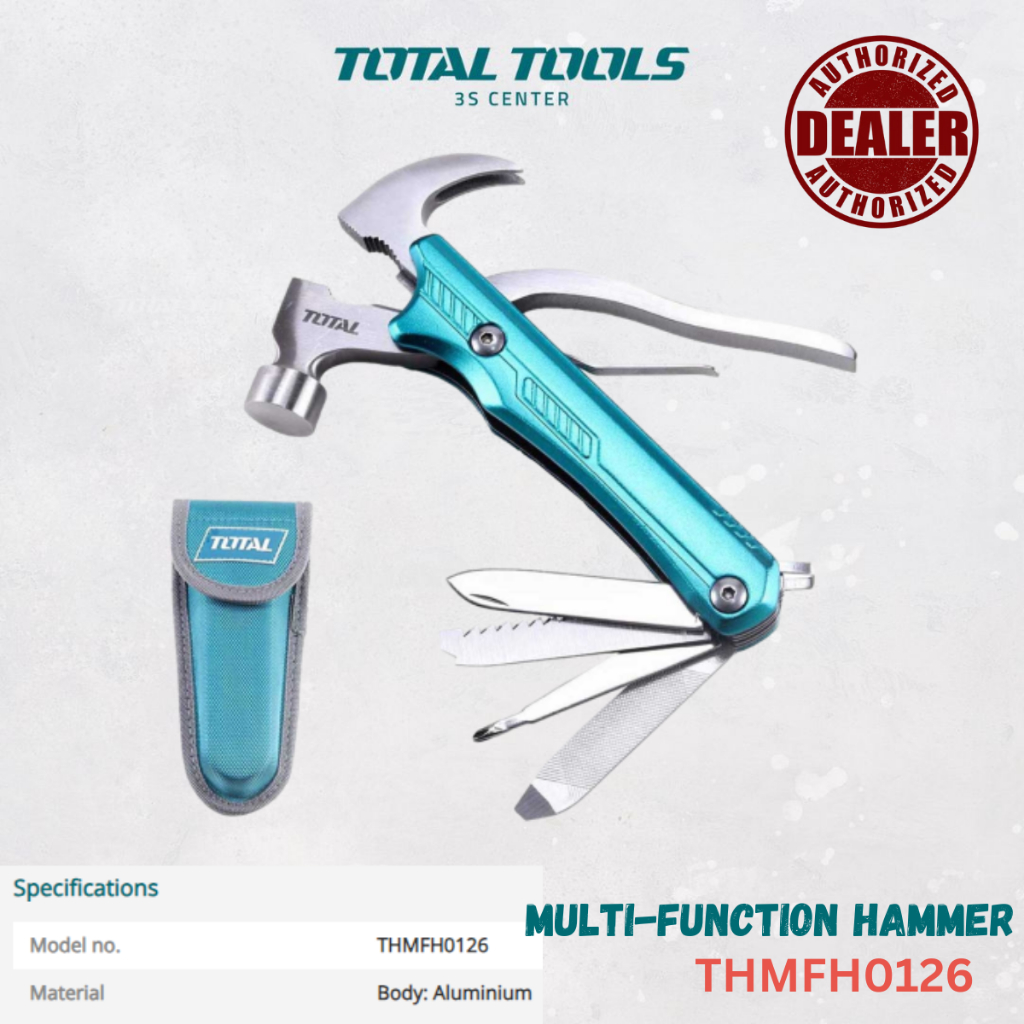 TOTAL Multi-function Hammer 多功能锤 12 different functions - THMFH0126 ...