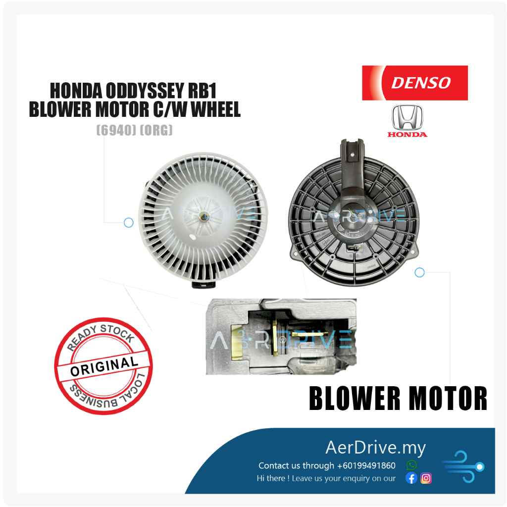 DENSO ORIGINAL HONDA ODDYSSEY RB1 Blower Motor C/W WHEEL 6940 | Shopee Malaysia